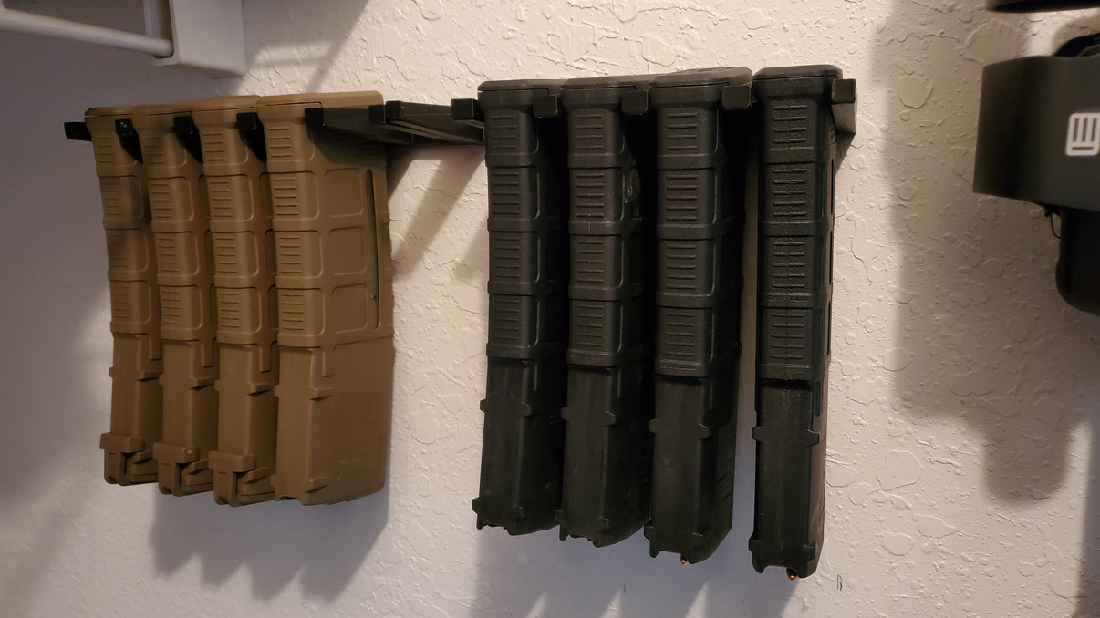 Mount for AR 15 Pmag / TMAG Mags - Wall | Magazine Holder Storage Rack ...