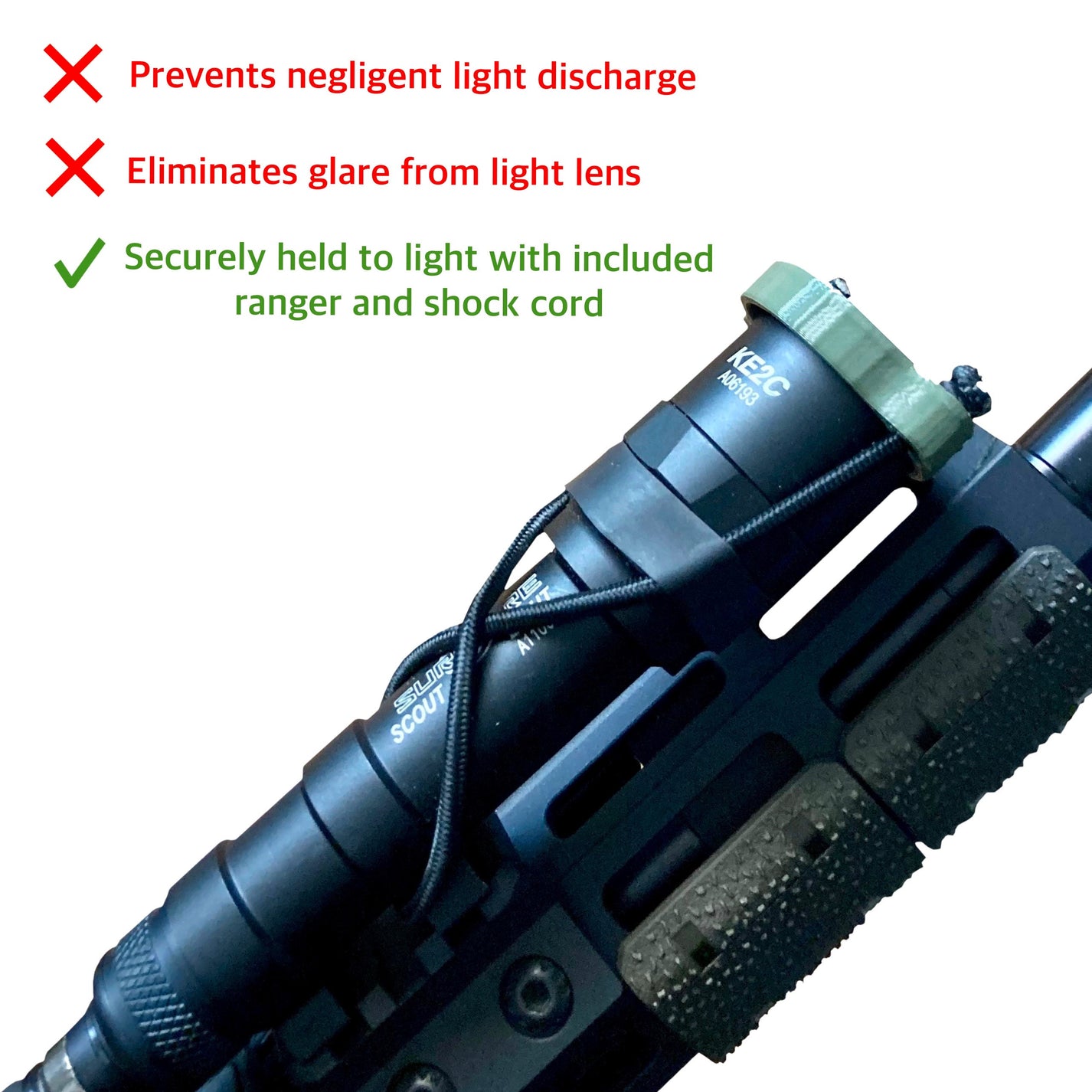 Light / Lens Cover for Weapon-Mounted Flashlights – hammy3dprints