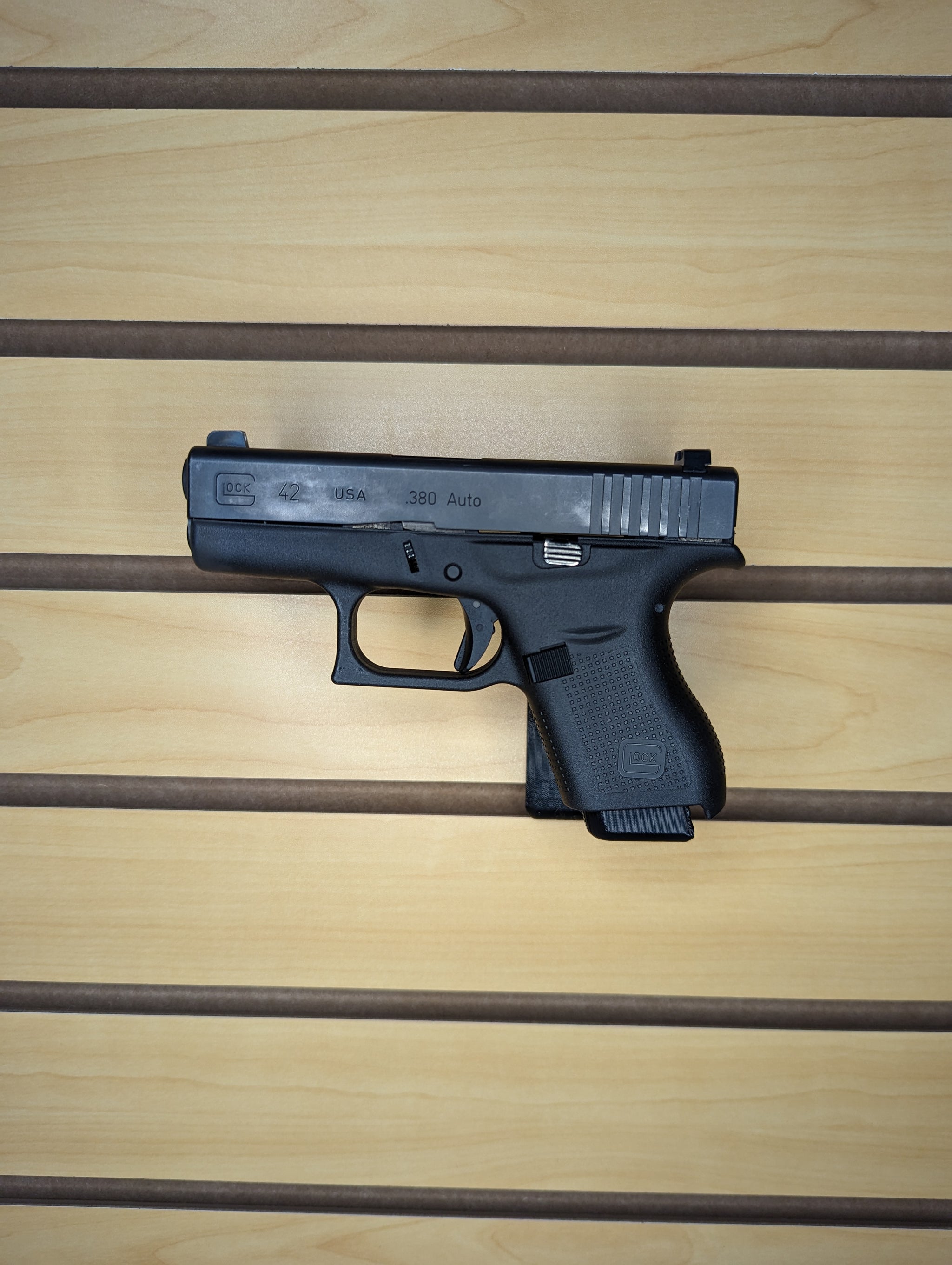 Magwell Mount for Glock 42 - Slatwall | Handgun Holder Storage Rack ...