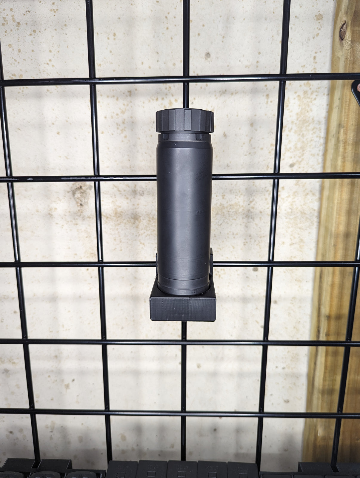 Silencer / Suppressor Display Mount Vertical - Gridwall | Gear Holder ...