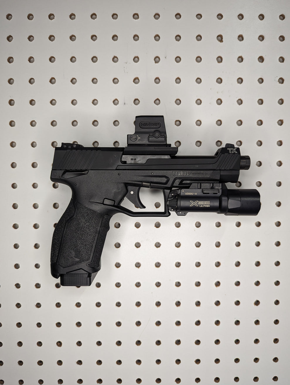 Magwell Mount for Taurus TX22 - Pegboard / IKEA Skadis / Wall Control ...