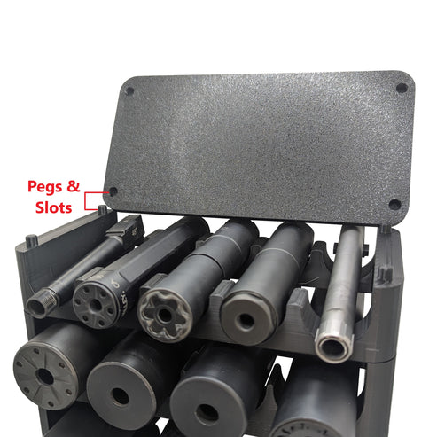 Modular Silencer Display Rack / Shelf | Silencer Holder Storage Rack ...