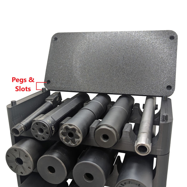 Modular Silencer Display Rack / Shelf | Silencer Holder Storage Rack ...