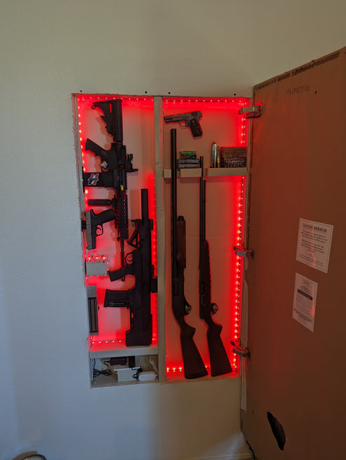 Universal Pistol / Silencer Mount - Wall | Handgun Holder Storage Rack ...