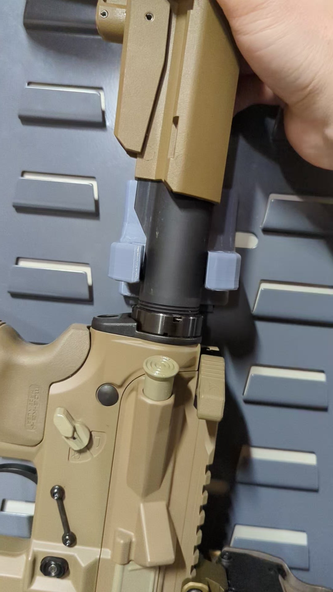 AR 15 Buffer Tube Mount - SecureIt / Akro-Mils | Rifle Holder Storage ...