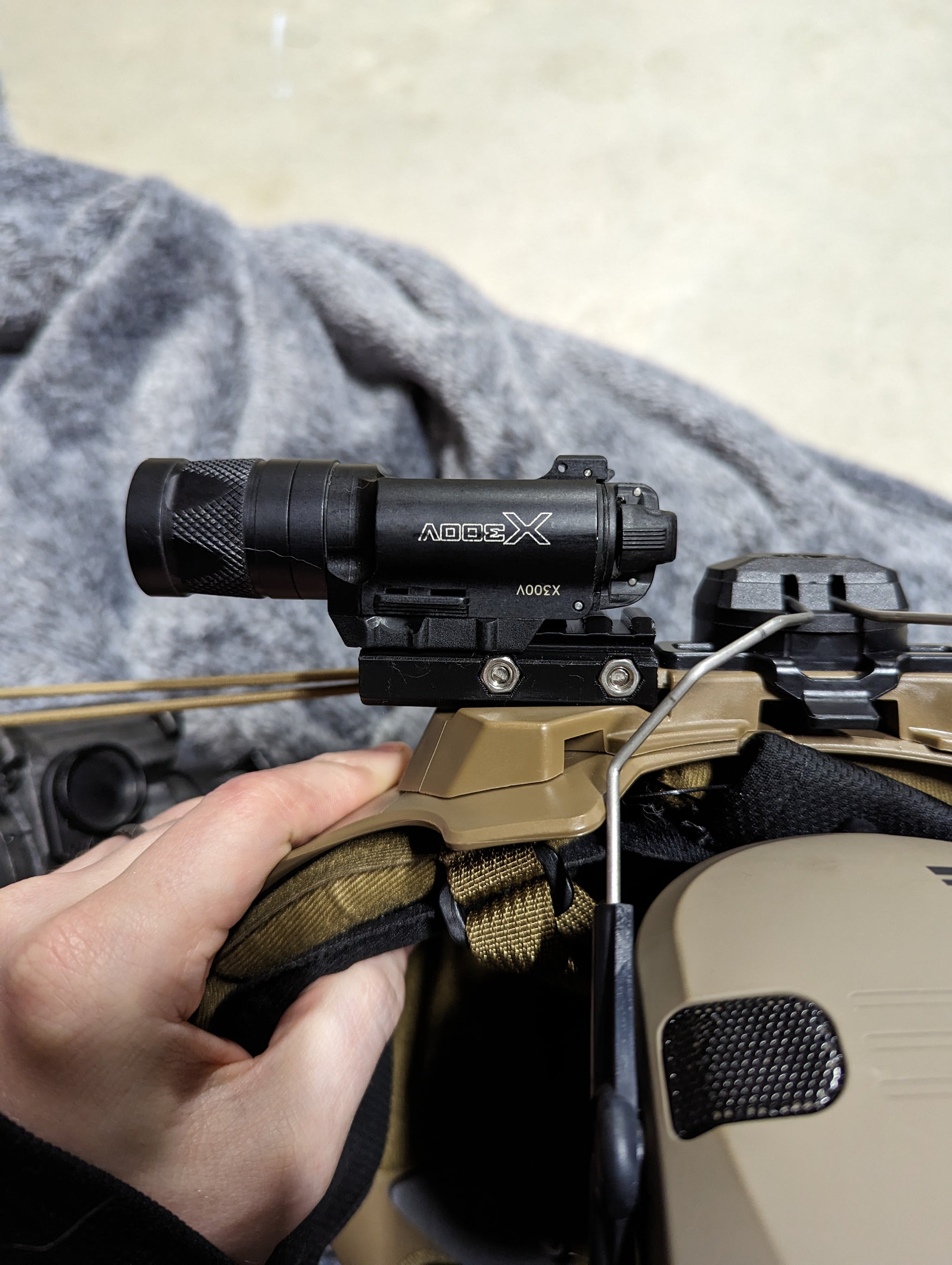 Picatinny Rail Extender for Helmets – hammy3dprints