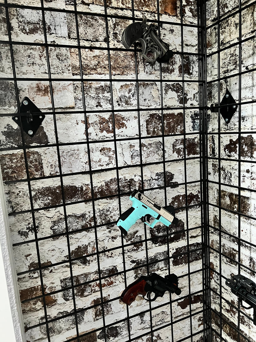 Universal Pistol / Silencer Mount - Gridwall | Rifle Holder Storage Ra ...