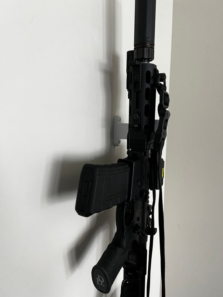 Picatinny Rail Gun Mount - Wall | Rifle Holder Storage Rack – hammy3dprints
