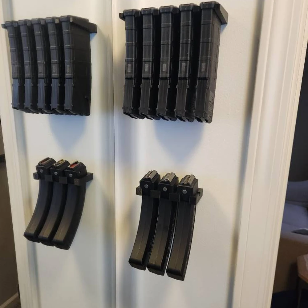 Mount for AR 15 Pmag / TMAG Mags - Wall | Magazine Holder Storage Rack ...